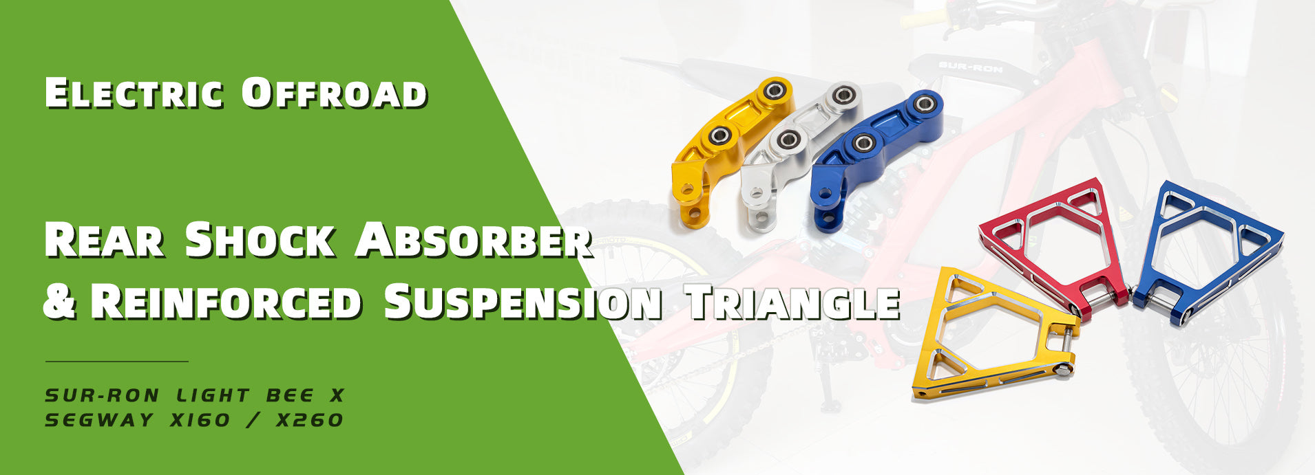 Upgrade Rear Shock Absorber And Reinforced Suspension Triangle For Sur