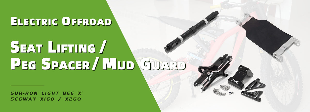 Installation and more information of Seat Lifting & Peg Spacer & Mud G ...