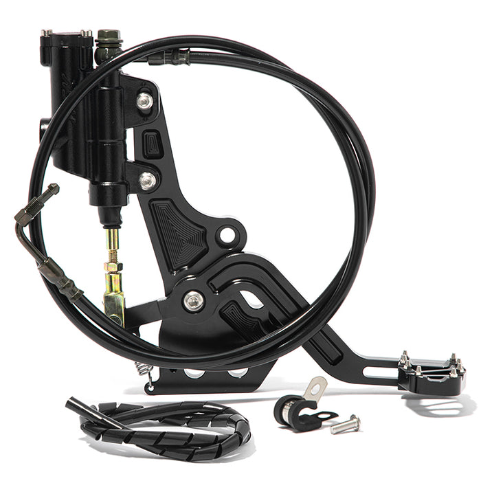 DOT 4 Hydraulic Rear Foot Brake Aluminum For E Ride Pro SS 2.0
